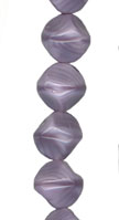 Purple/Crystal Dented Saucer – Beads To Live By